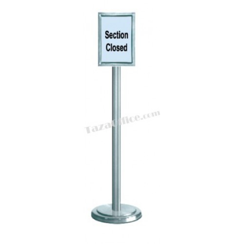 Stainless Steel Sign Board Stand (Vertical)
